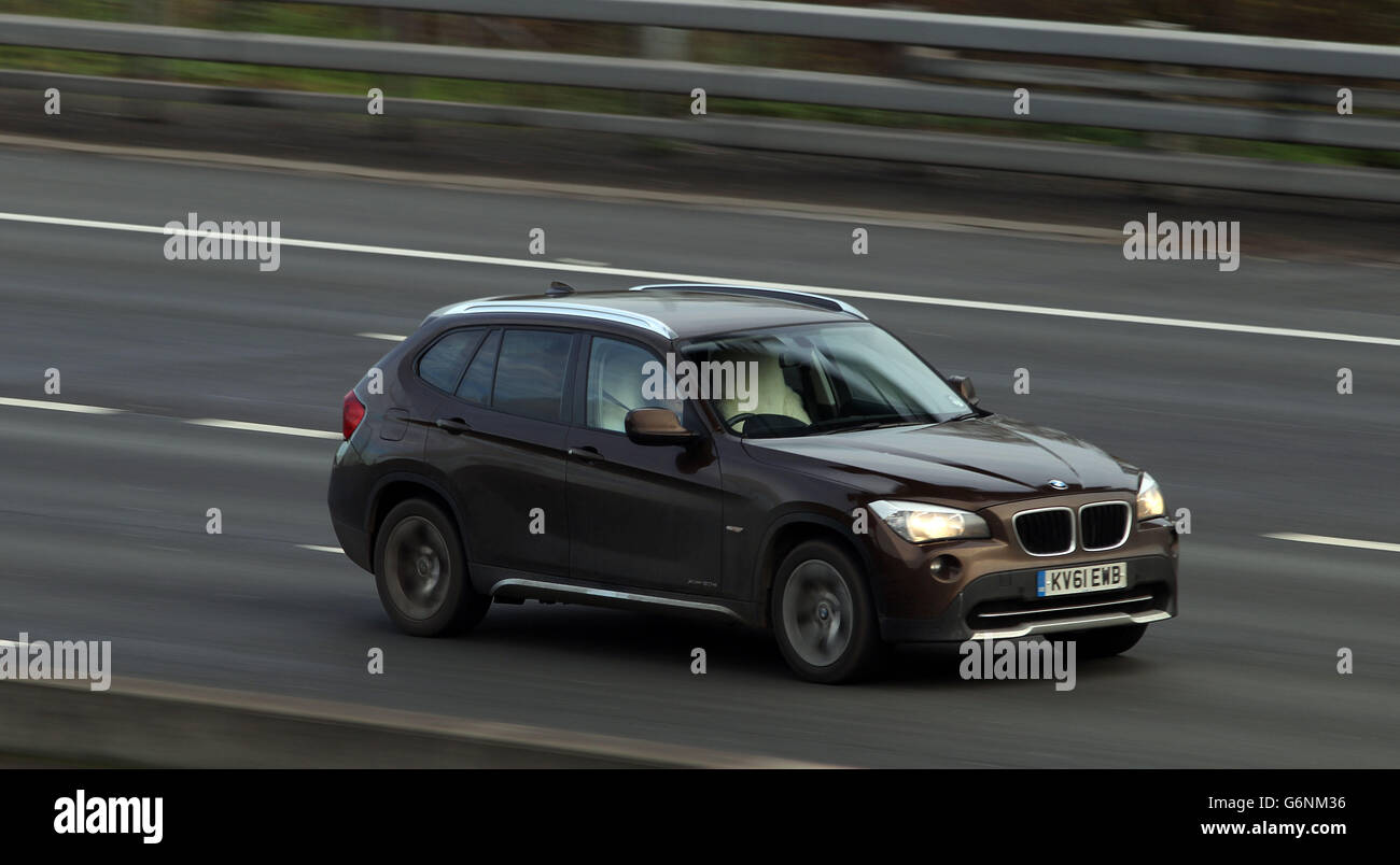 Cars travel along the M25 near Heathrow airport, London Stock Photo - Alamy