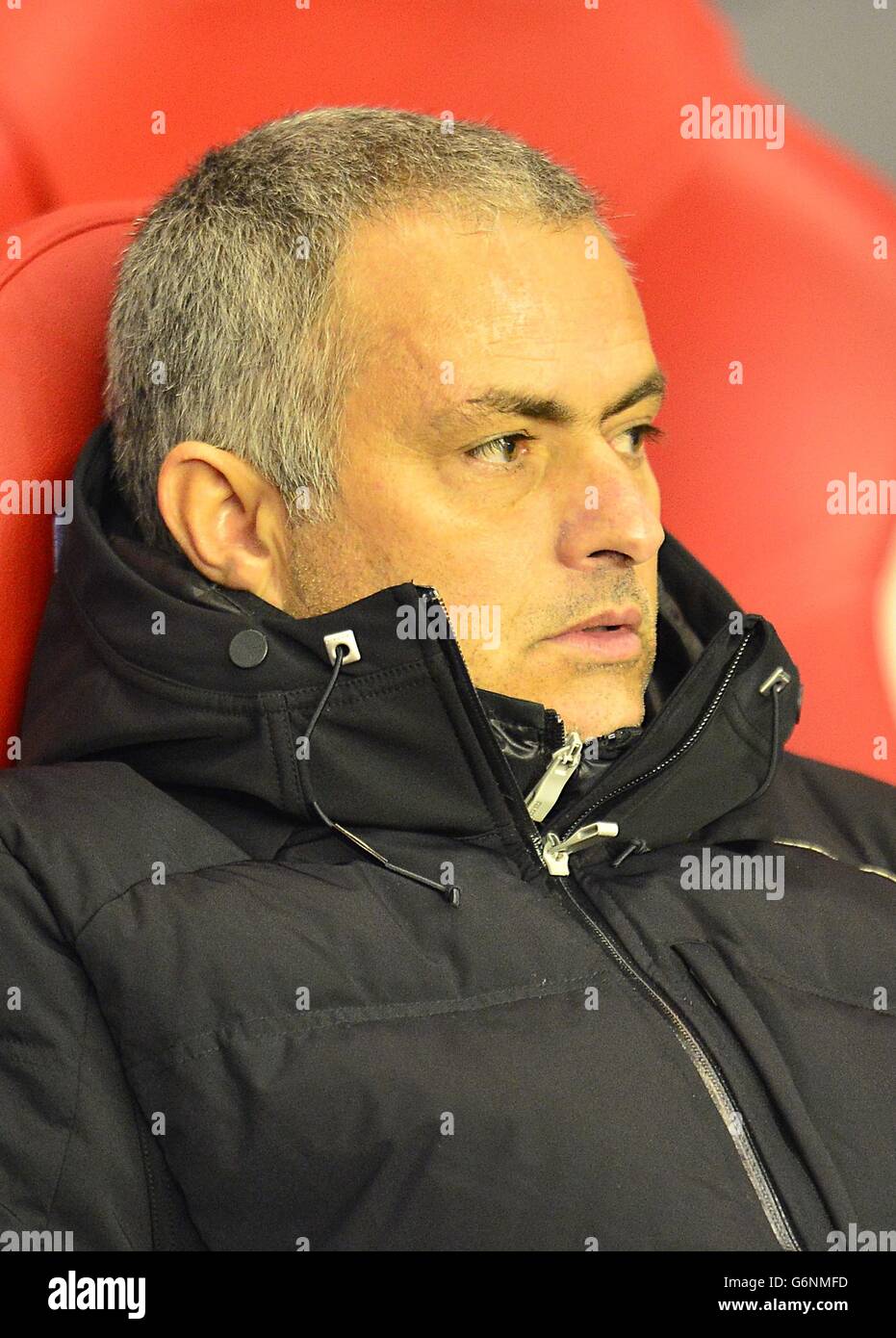Chelsea manager jose mourinho capital one cup hi-res stock photography ...