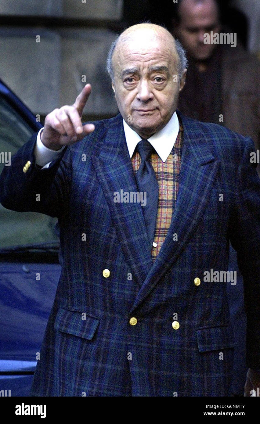 Mohamed Al Fayed Court of Session Stock Photo - Alamy