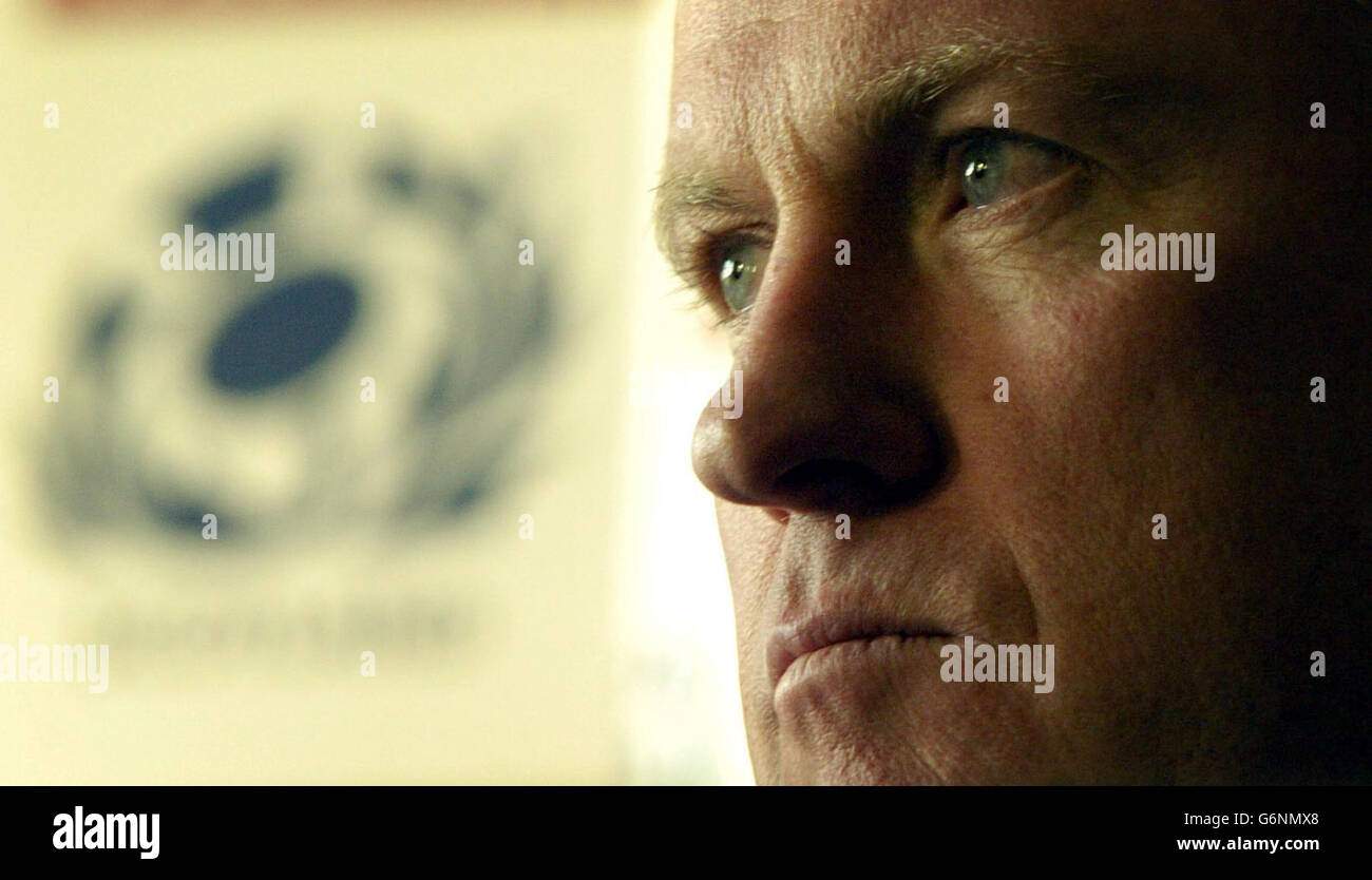 Scotland's new rugby coach Matt Williams, at Murrayfield Stadium in ...