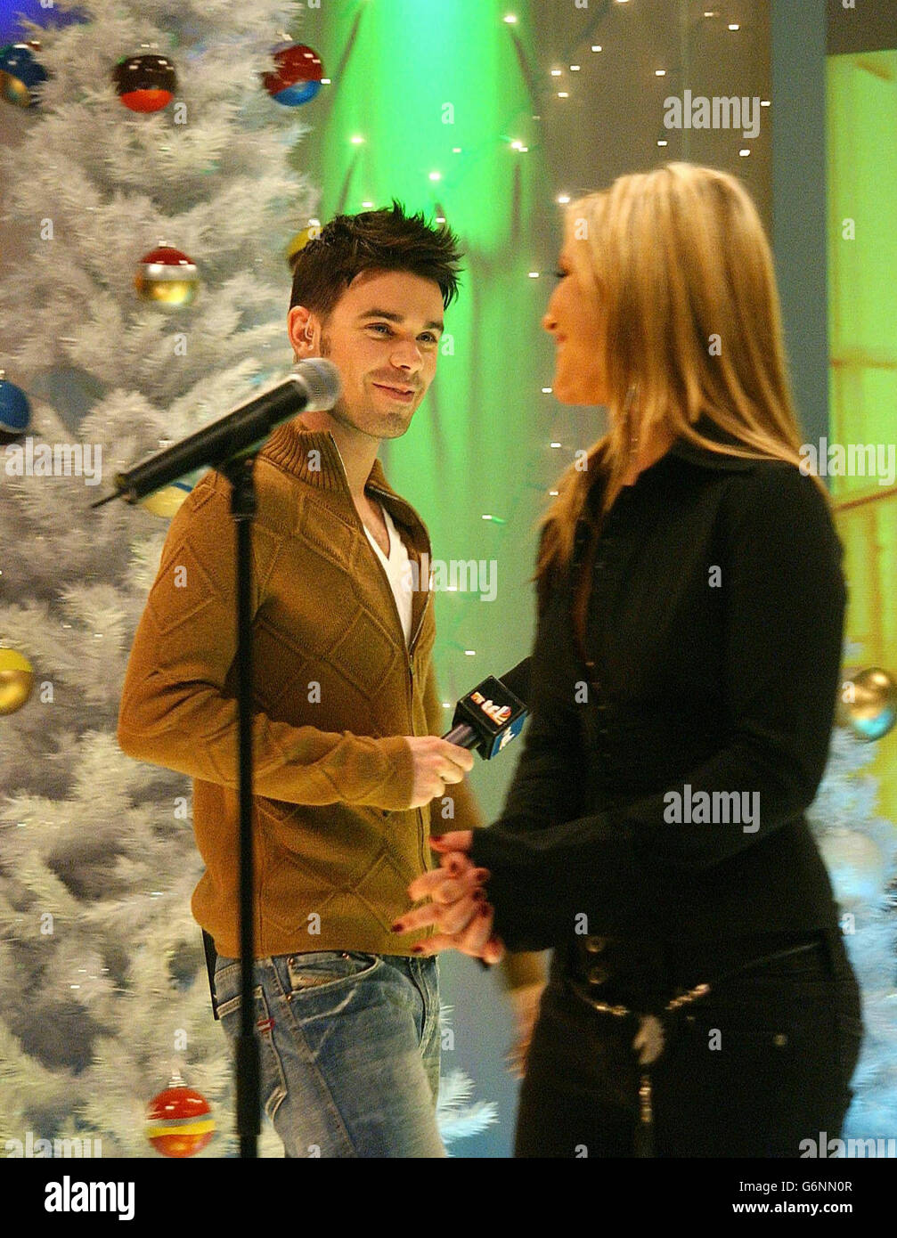 MTV presenter Dave Berry and his girlfriend Heidi Range from the ...
