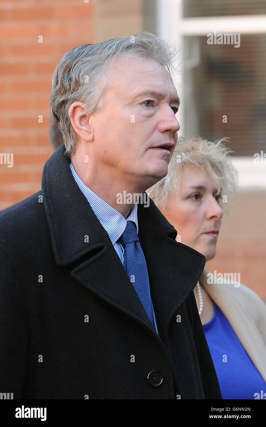 Georgia Williams' father Steve (left) and mother Lynette (right) arrive ...