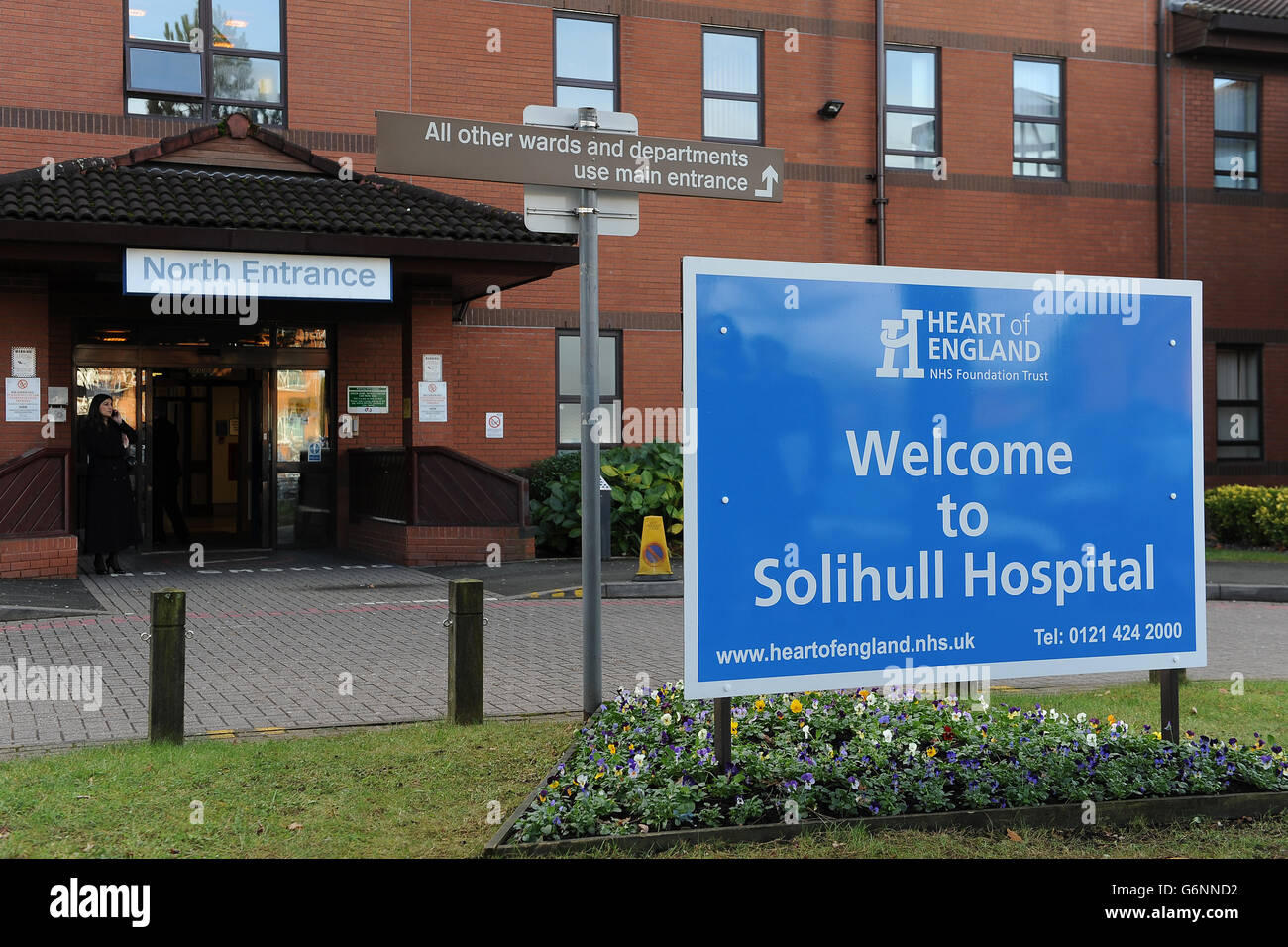 Inquiry at Solihull Hospital. General view of Solihull Hospital, West ...