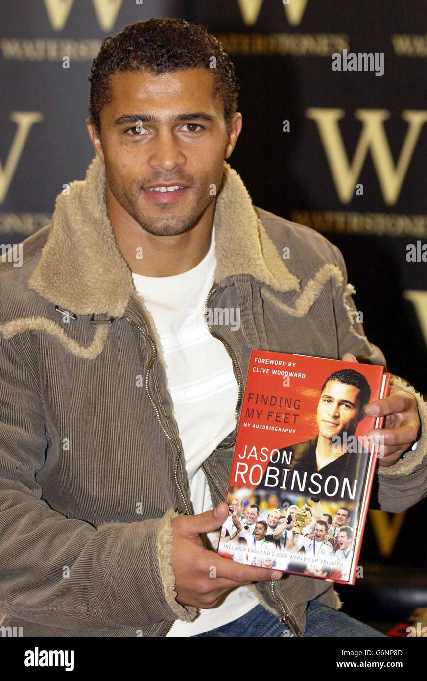 Jason Robinson autobiography launch Stock Photo - Alamy