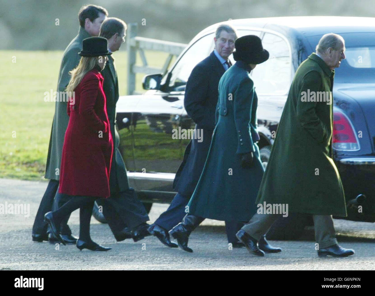From left - Commodore Timothy Laurence, Princess Eugenie, the Duke of ...