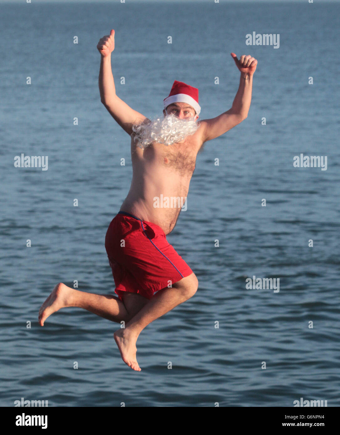 Forty foot christmas day swim hi-res stock photography and images - Alamy