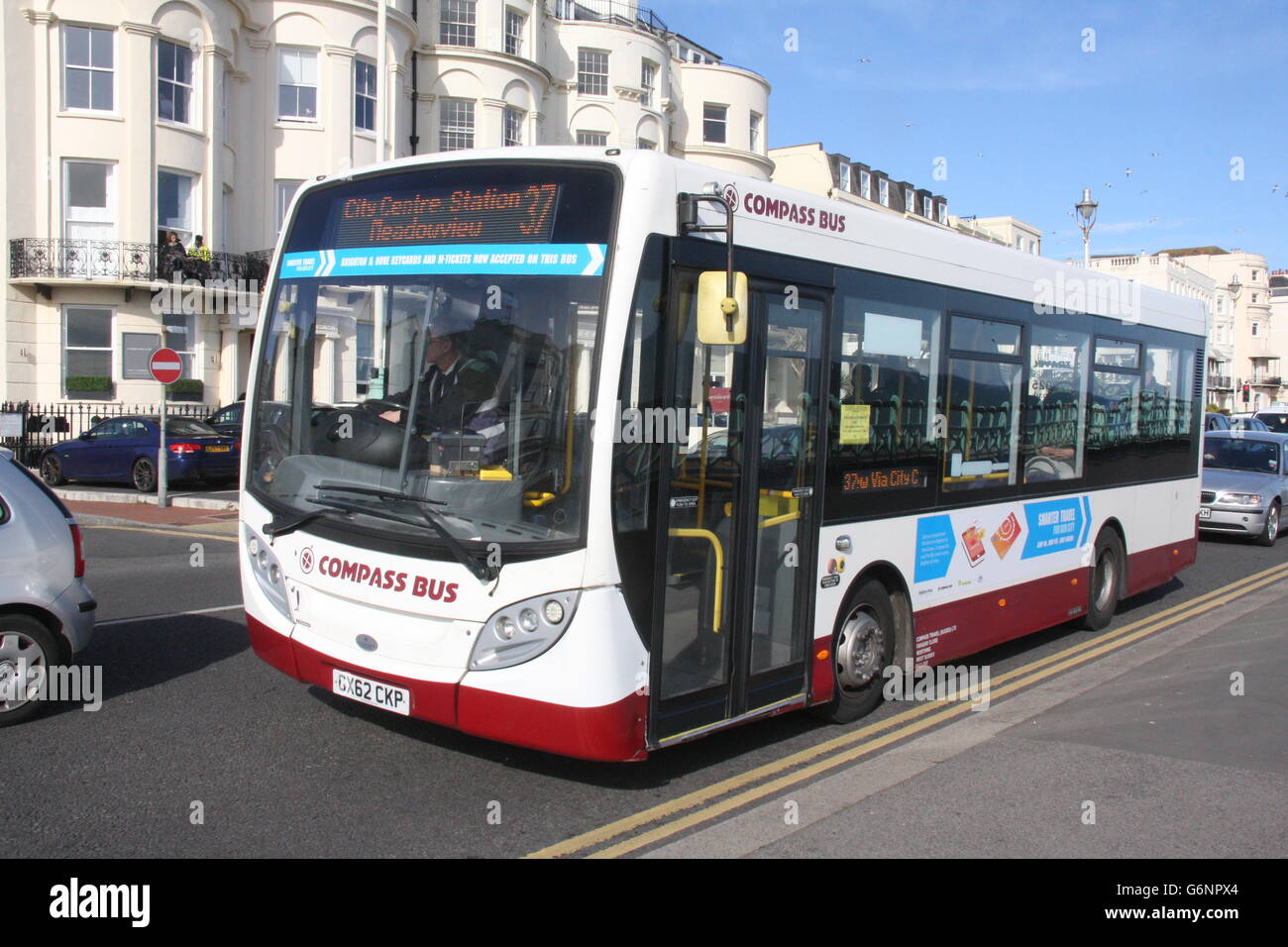 AN ALEXANDER DENNIS ENVIRO 200 SINGLE DECK BUS WITH COMPASS BUS Stock ...