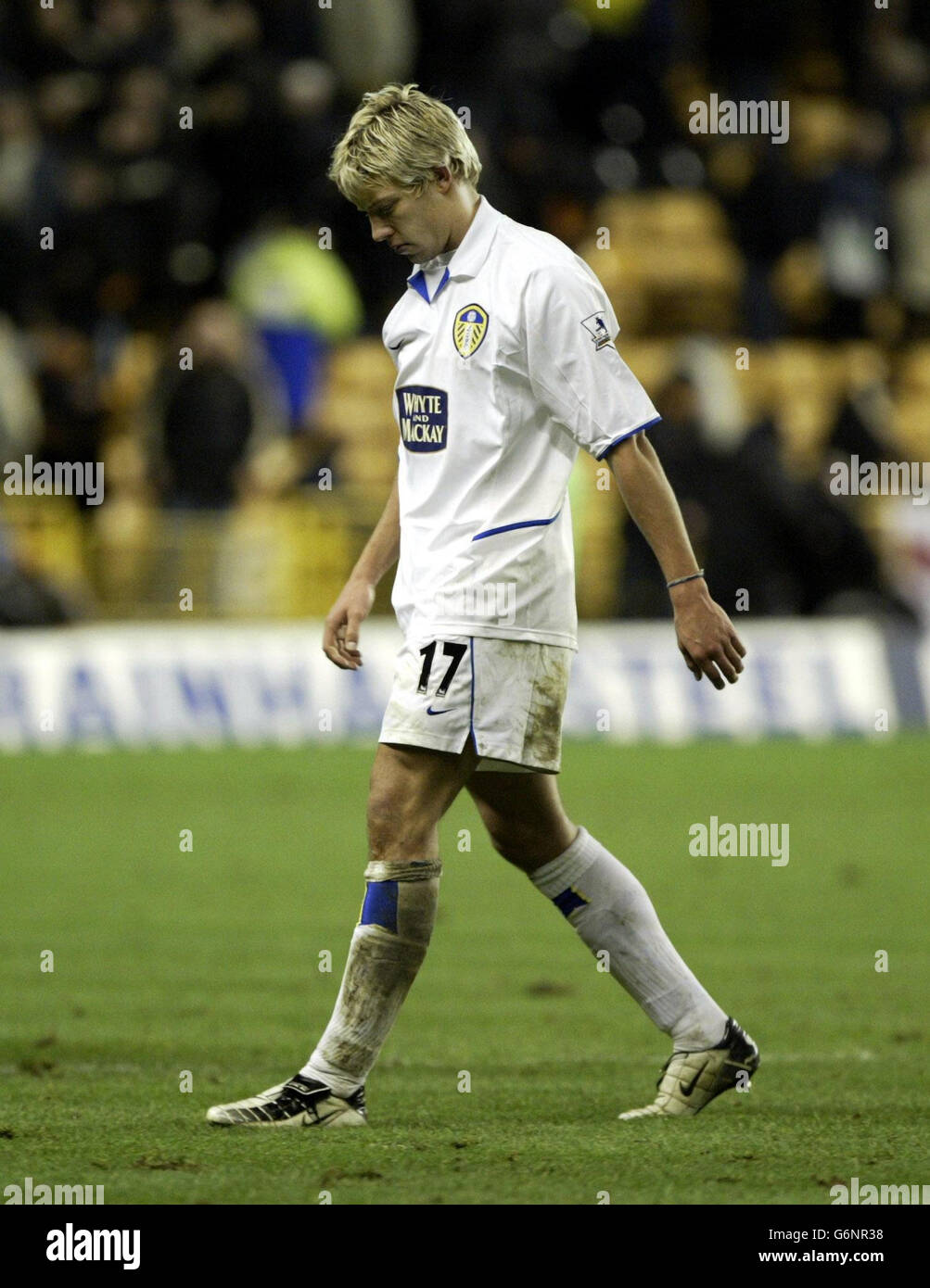 Leeds United's Alan Smith shows his dejection after the Barclaycard ...