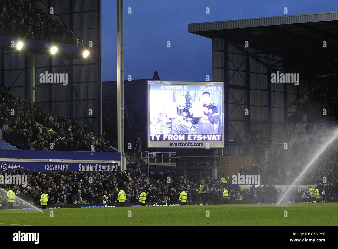 Football general view time watch hi-res stock photography and images ...