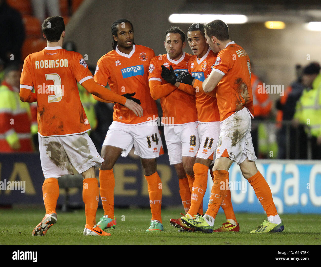 Soccer sky bet championship blackpool v leeds united bloomfield road hi ...