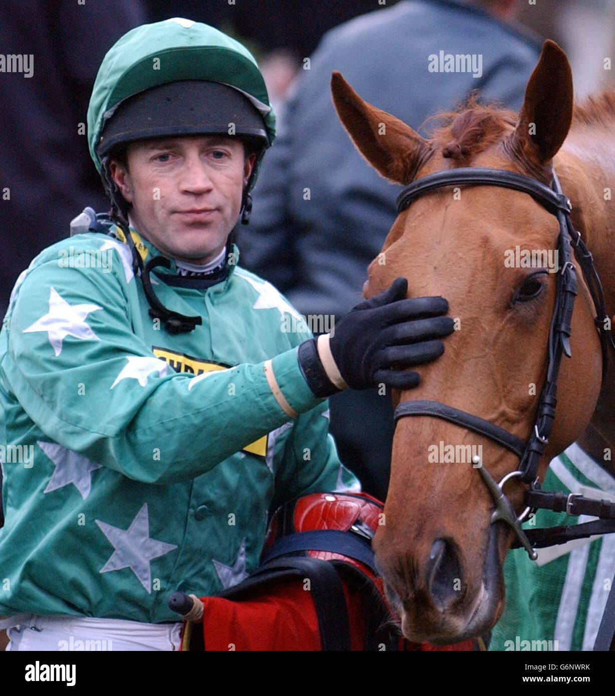 Unicoin Homes Chase. Jockey Carl Llewellyn with Whereareyounow after ...