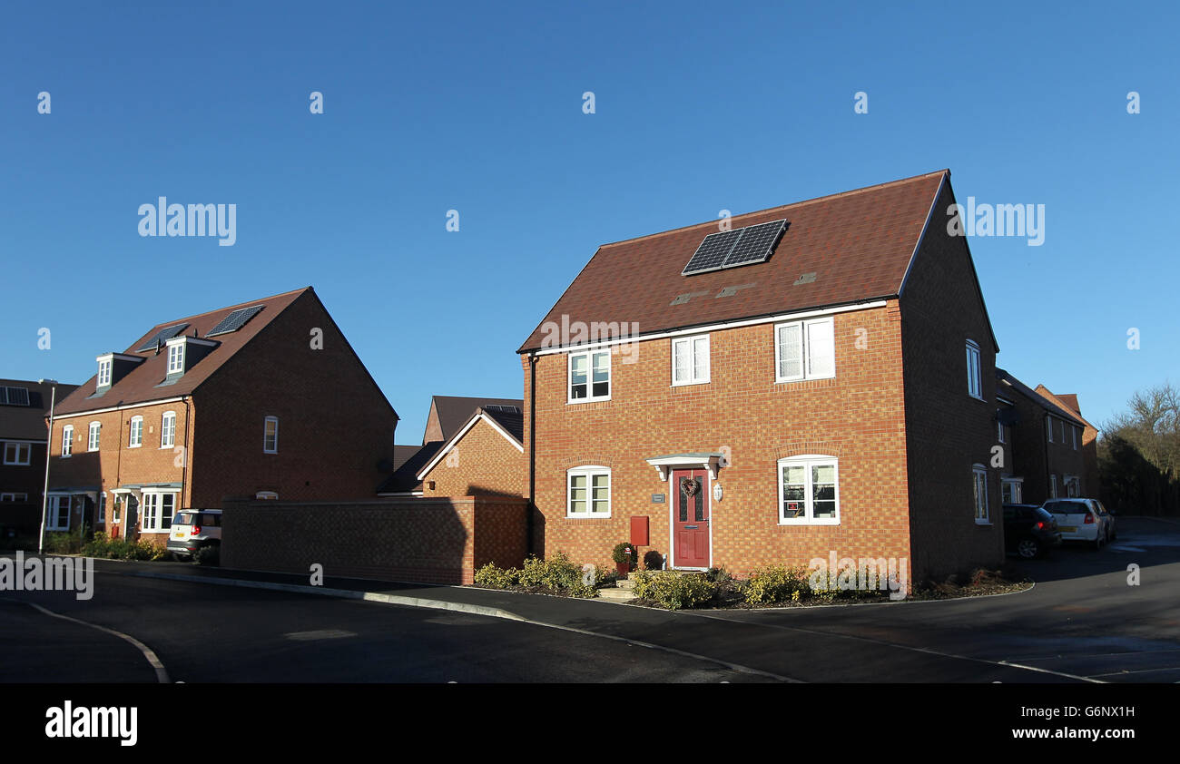 New houses in Worcester Stock Photo - Alamy