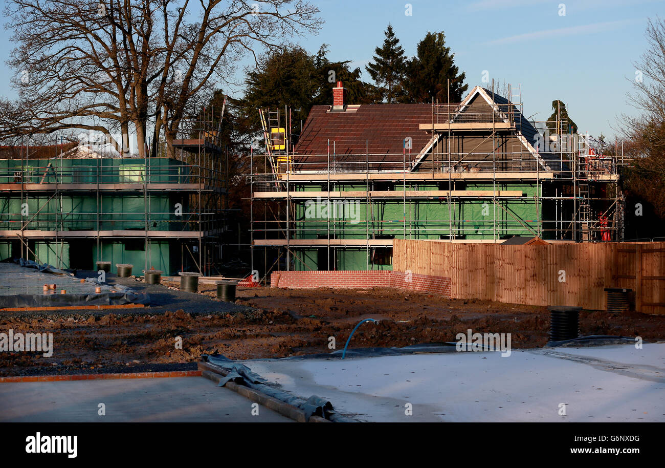 New houses in Worcester Stock Photo - Alamy