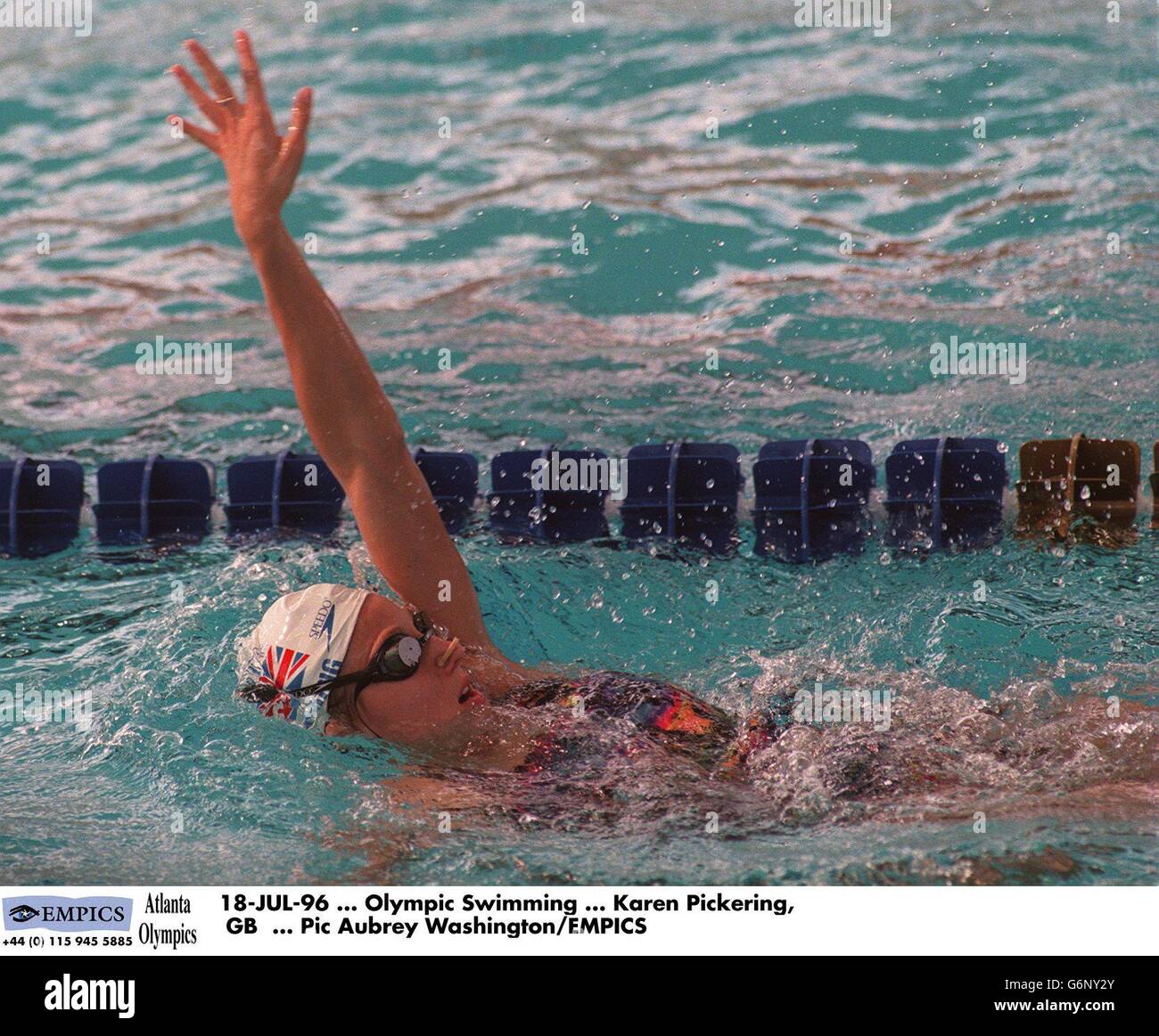 18 jul 96 olympic swimming karen pickering hi-res stock photography and ...