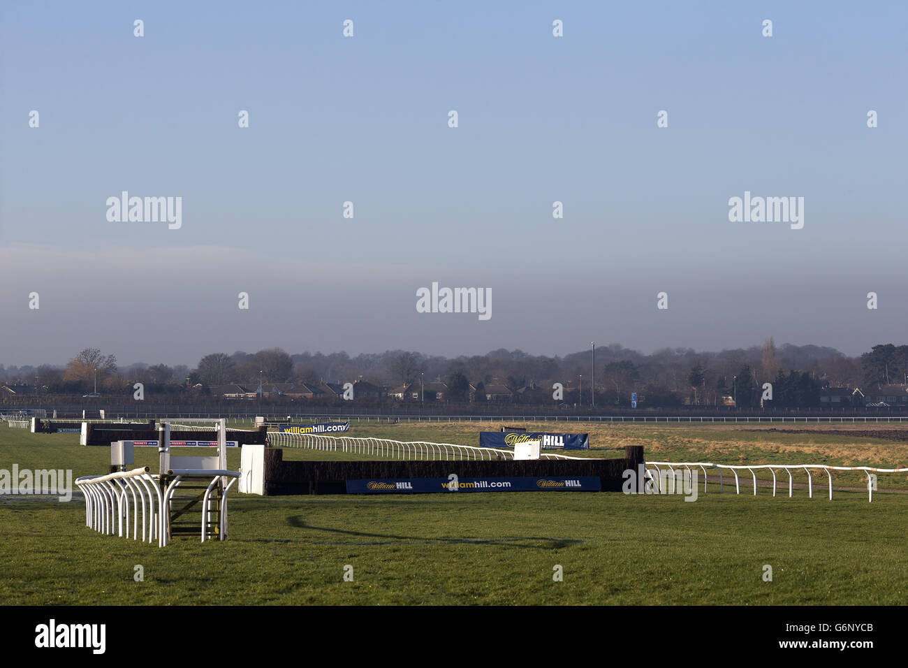 William hill signage at wetherby racecourse hi-res stock photography ...