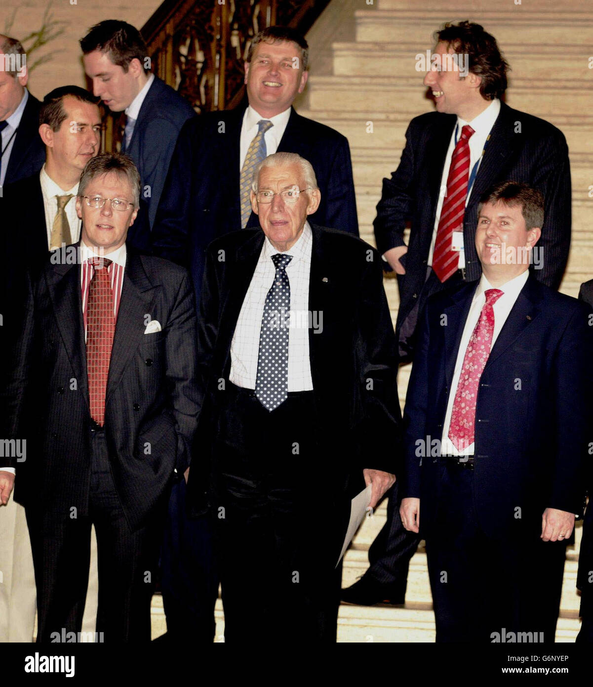 Rev Ian Paisley at stormont Stock Photo - Alamy