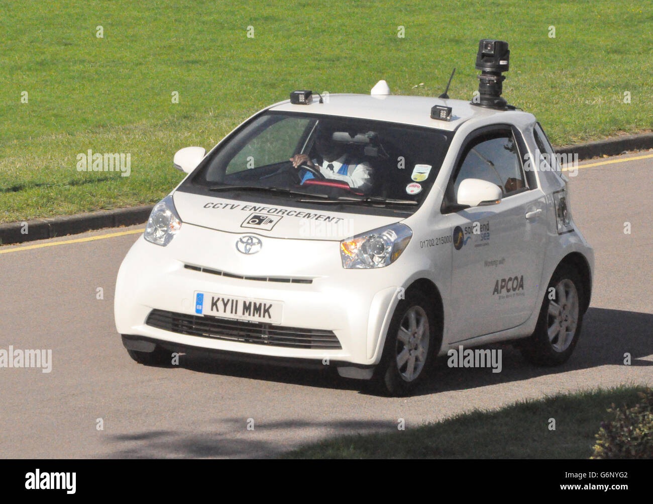 Cctv Parking Enforcement Vehicle Stock Photo Alamy