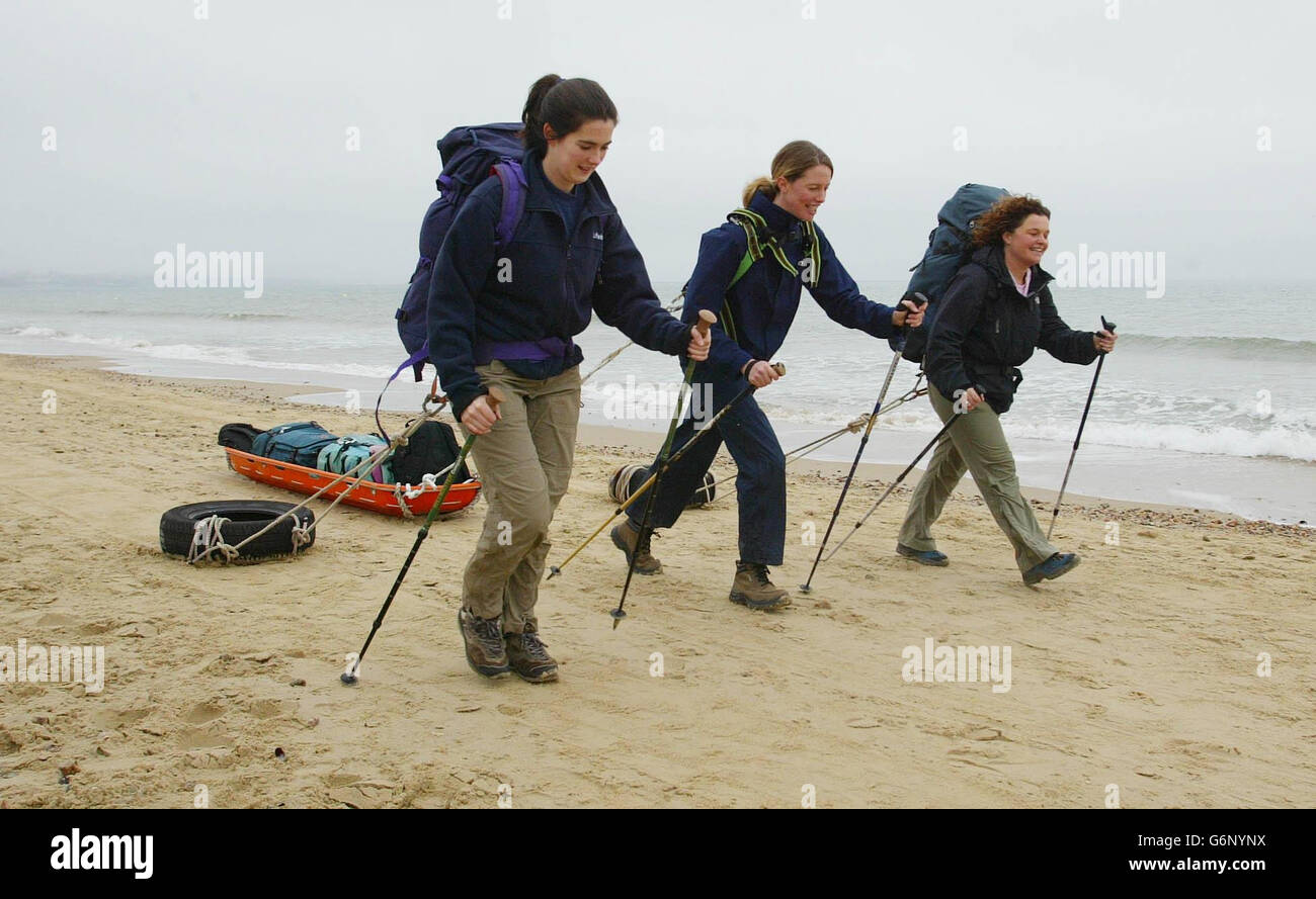 Polar Challenge practice Stock Photo - Alamy
