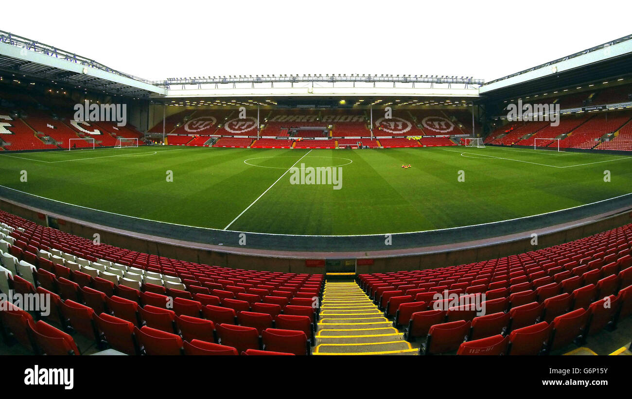 General View of Anfield Stadium before the FA Cup Third Round match at ...