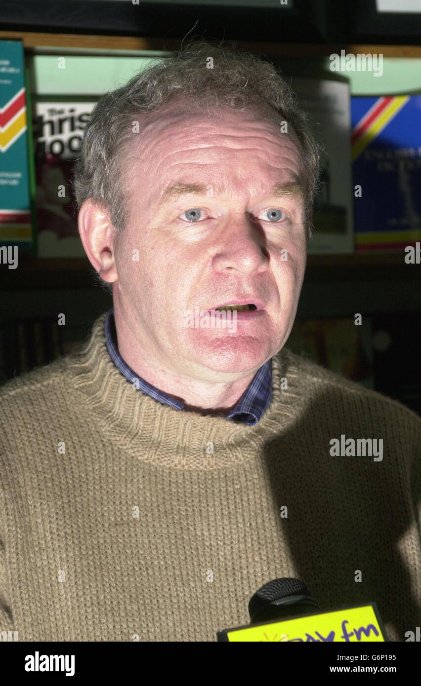 First Sinn Fein Press conference of 2004 Stock Photo - Alamy