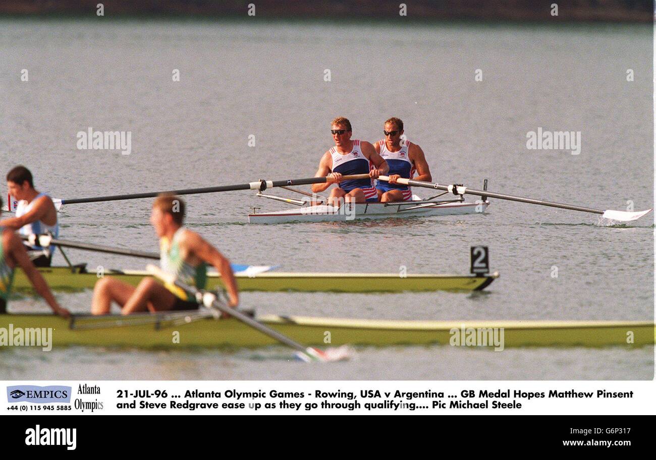 Atlanta Olympic Games 1996 -Rowing Stock Photo - Alamy