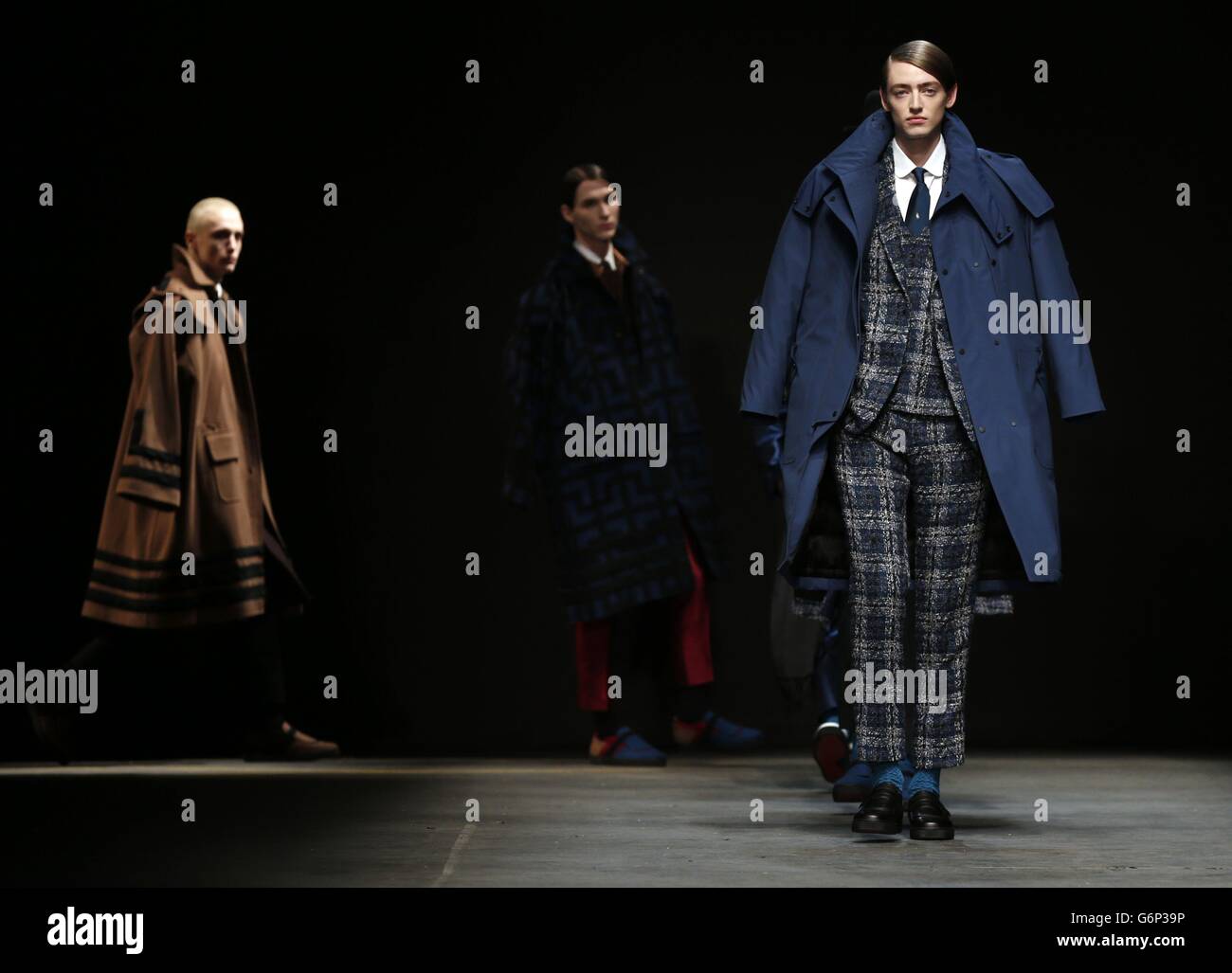 E. Tautz catwalk - London Collections: Men 2014 Stock Photo - Alamy