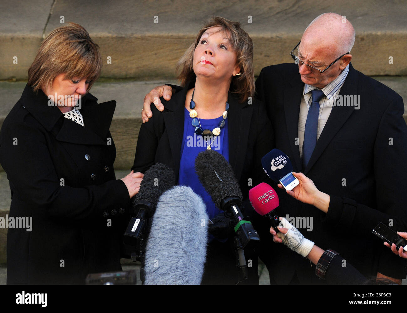 Sisters of PC David Rathband, Julie Reece (left), Debbie Essery and his ...