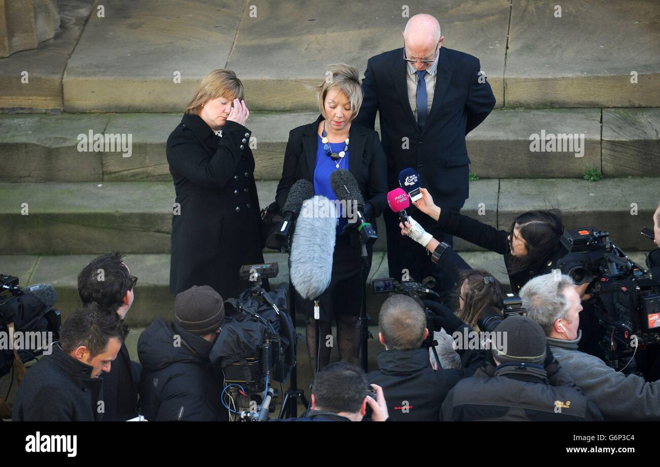 Sisters of PC David Rathband, Julie Reece (left), Debbie Essery and his ...