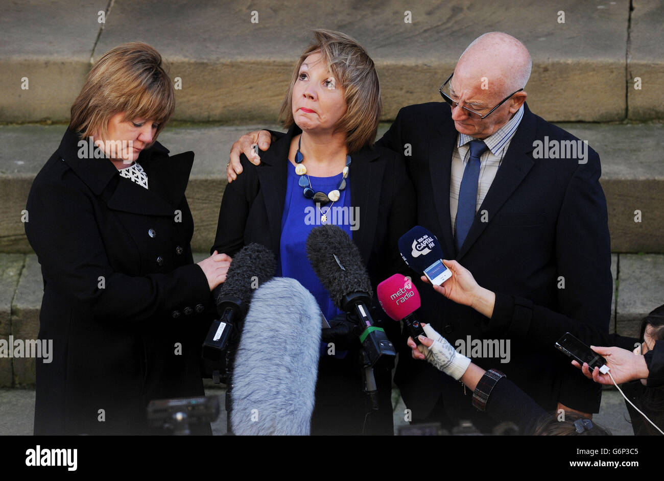 Sisters of PC David Rathband, Julie Reece (left), Debbie Essery and his ...