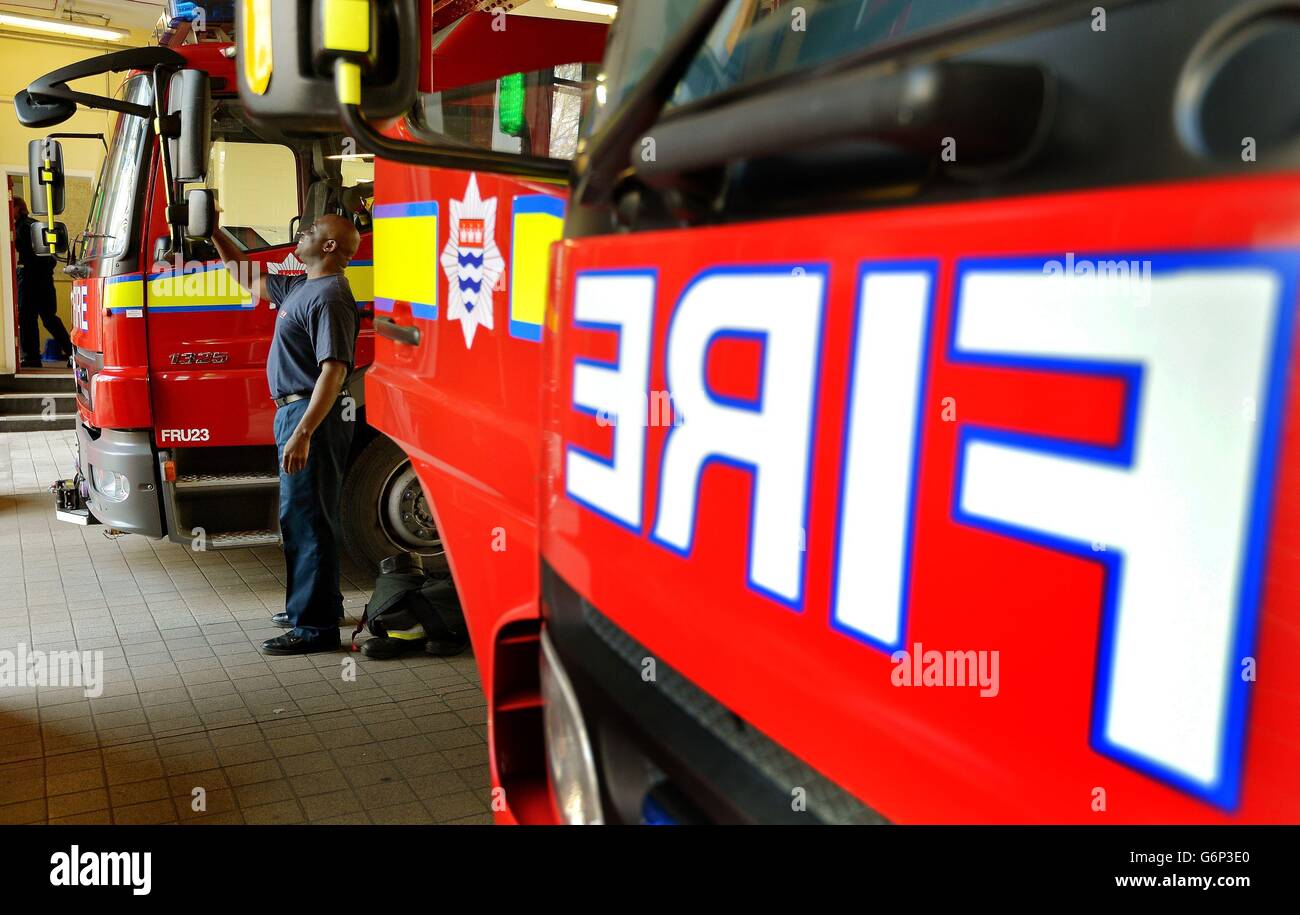 Fire station closures Stock Photo - Alamy