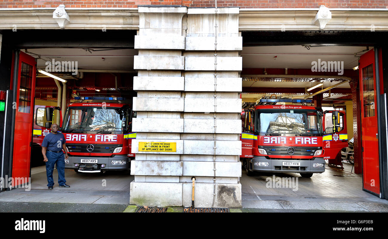 Fire station closures Stock Photo - Alamy