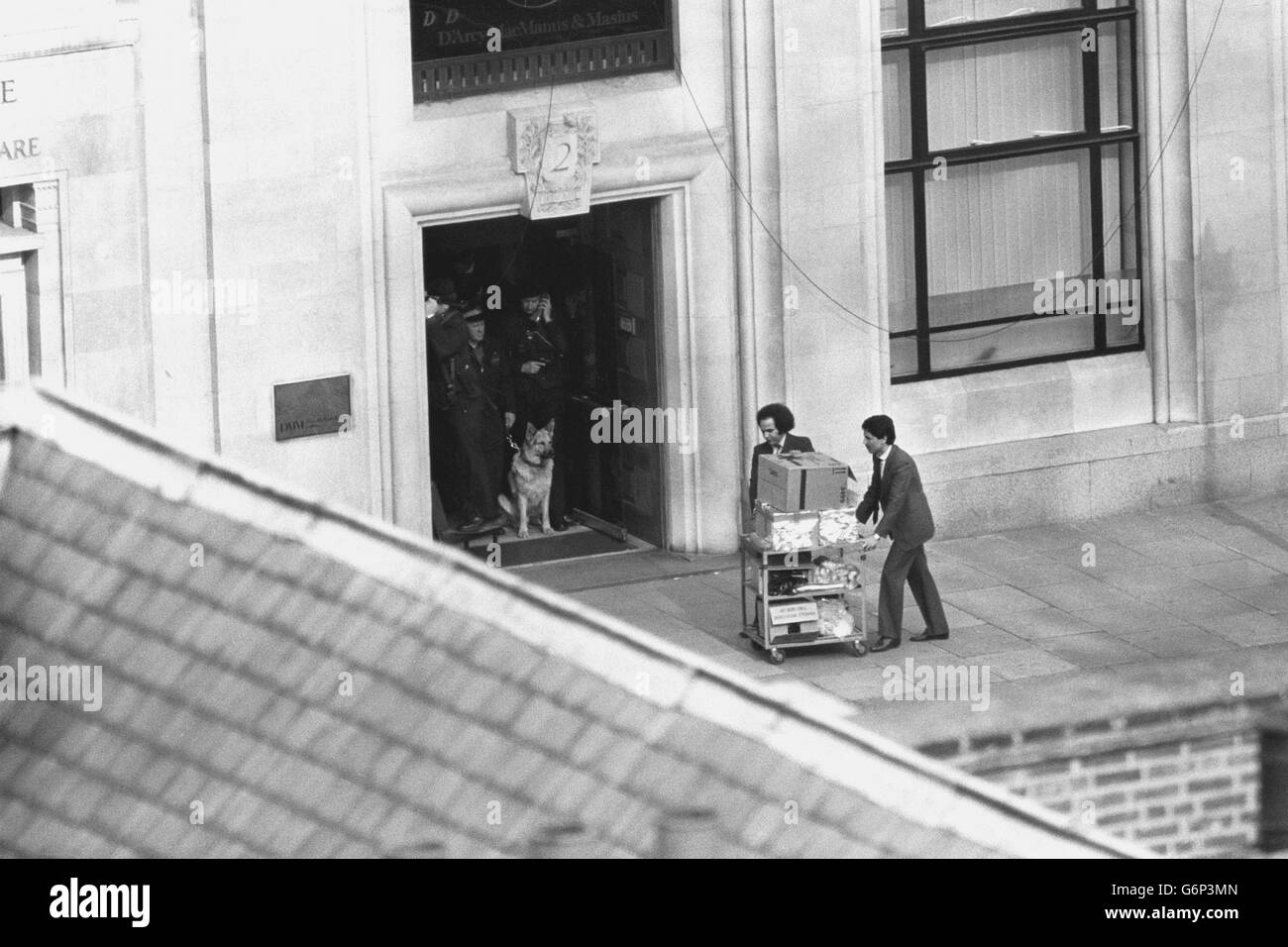 Libyan Embassy Siege - St James's Square, London Stock Photo - Alamy