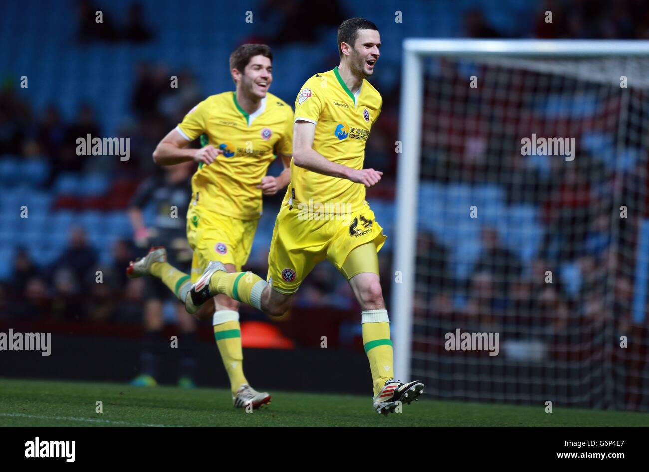Sheffield United's Jamie Murphy celebrates scoring their first goal ...