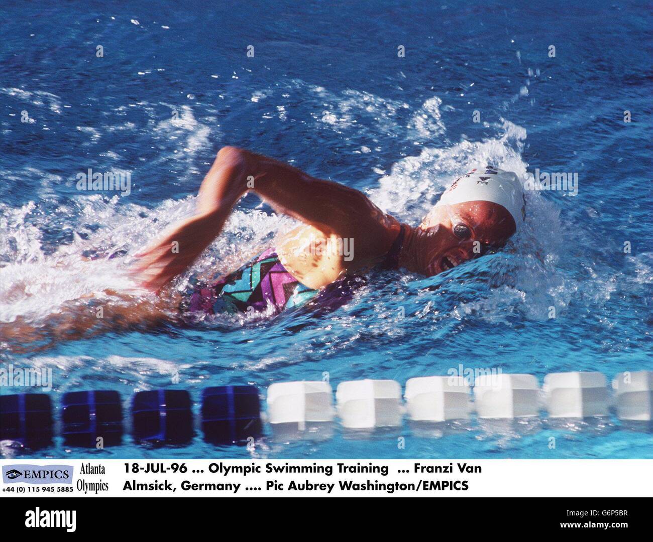 Atlanta Olympic Games 1996 -Swimming Training Stock Photo - Alamy