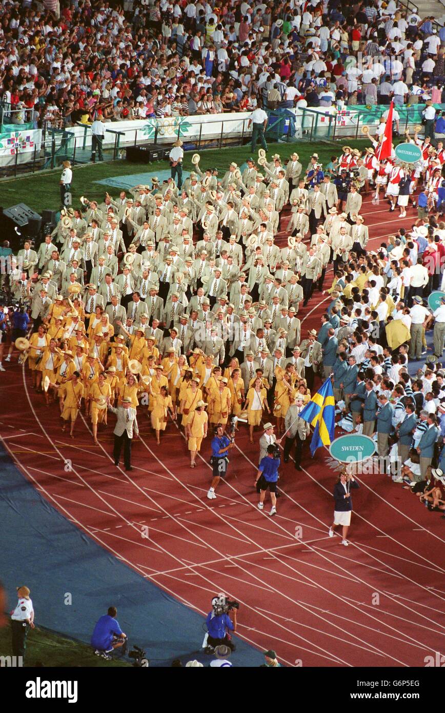Atlanta Olympic Games 1996 - Opening Ceremony Stock Photo - Alamy