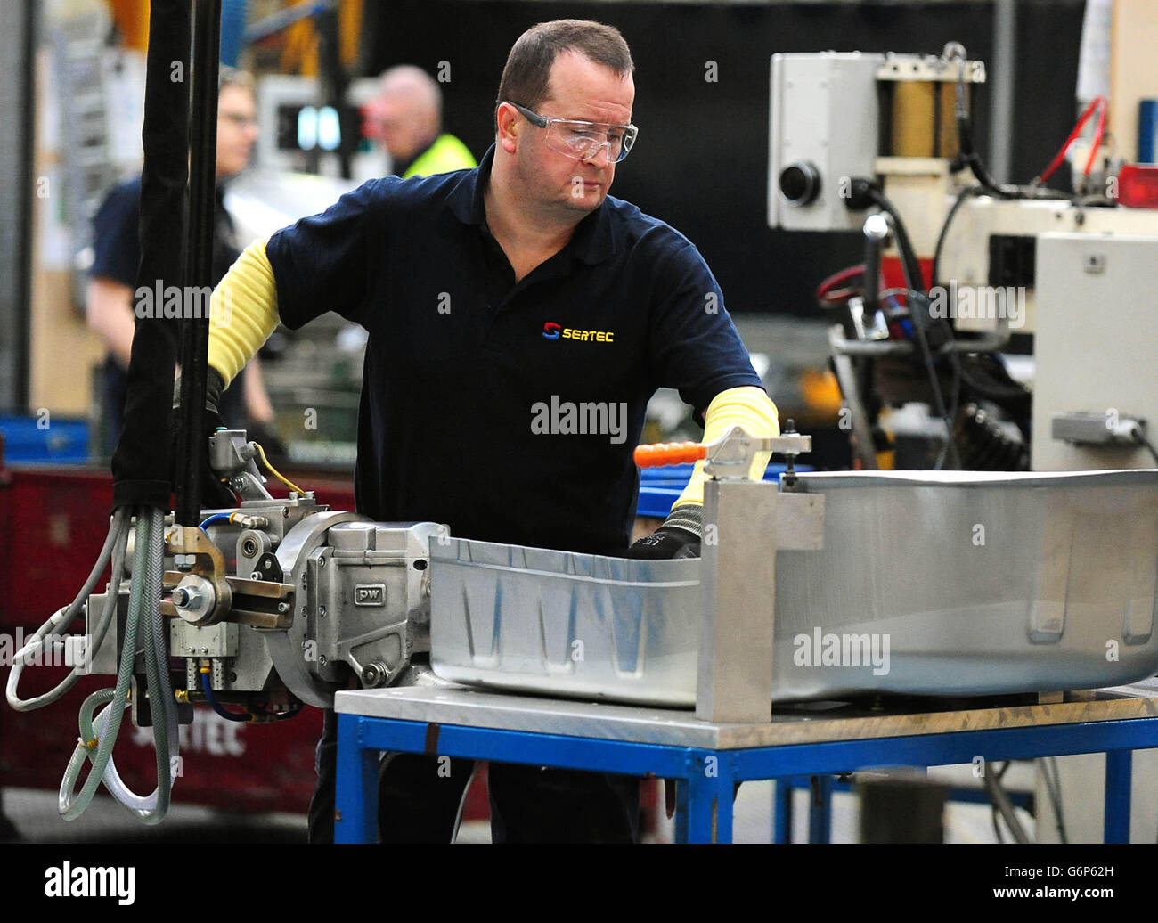 Setter Operator at work at manufacturing company Sertec, Coleshill in ...