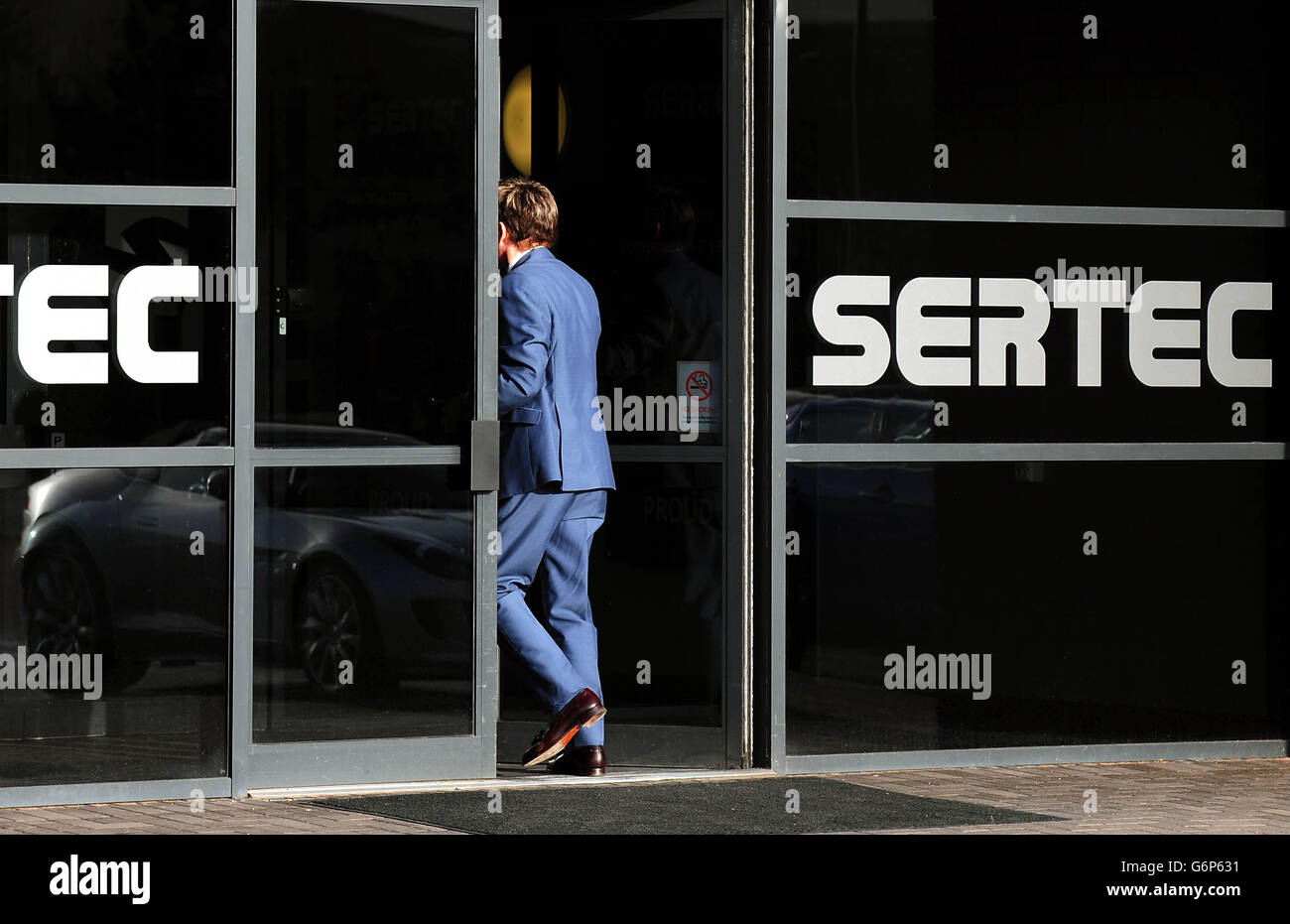 Entrance of manufacturing company sertec hi-res stock photography and ...