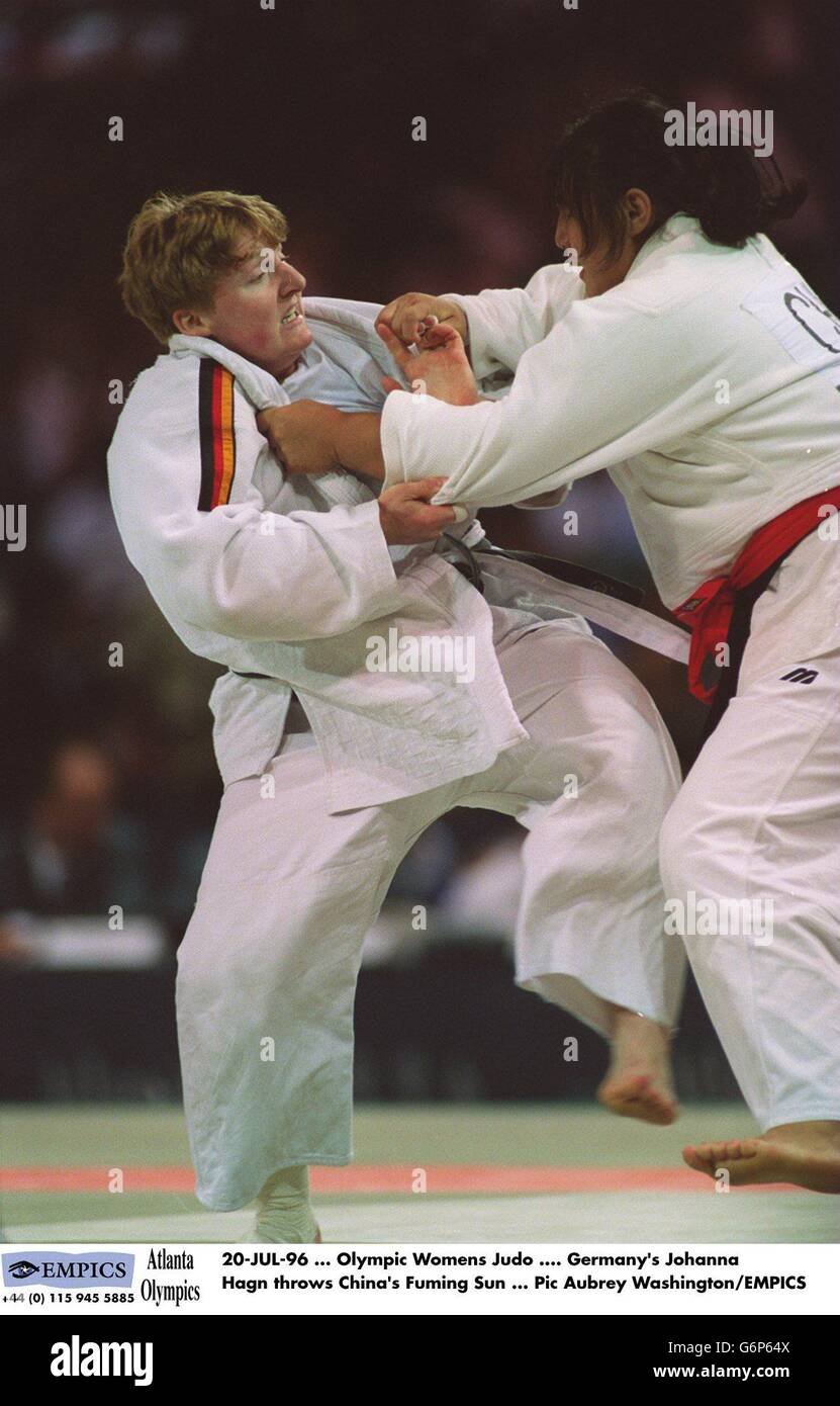Atlanta Olympic Games 1996 -Womens Judo Stock Photo - Alamy