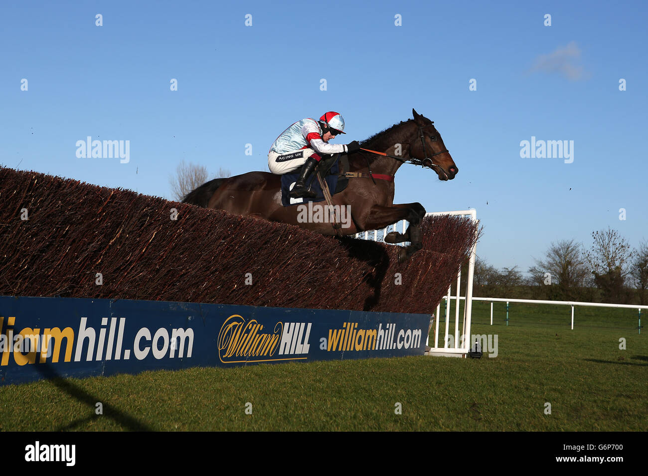 Horse Racing - Huntingdon Racecourse Stock Photo - Alamy