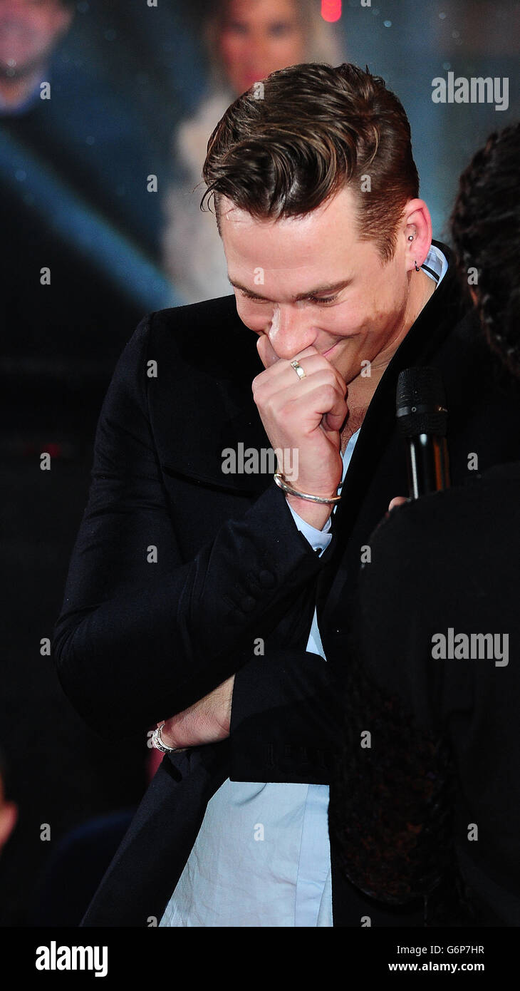 Lee Ryan is evicted from the Celebrity Big Brother House at Elstree ...