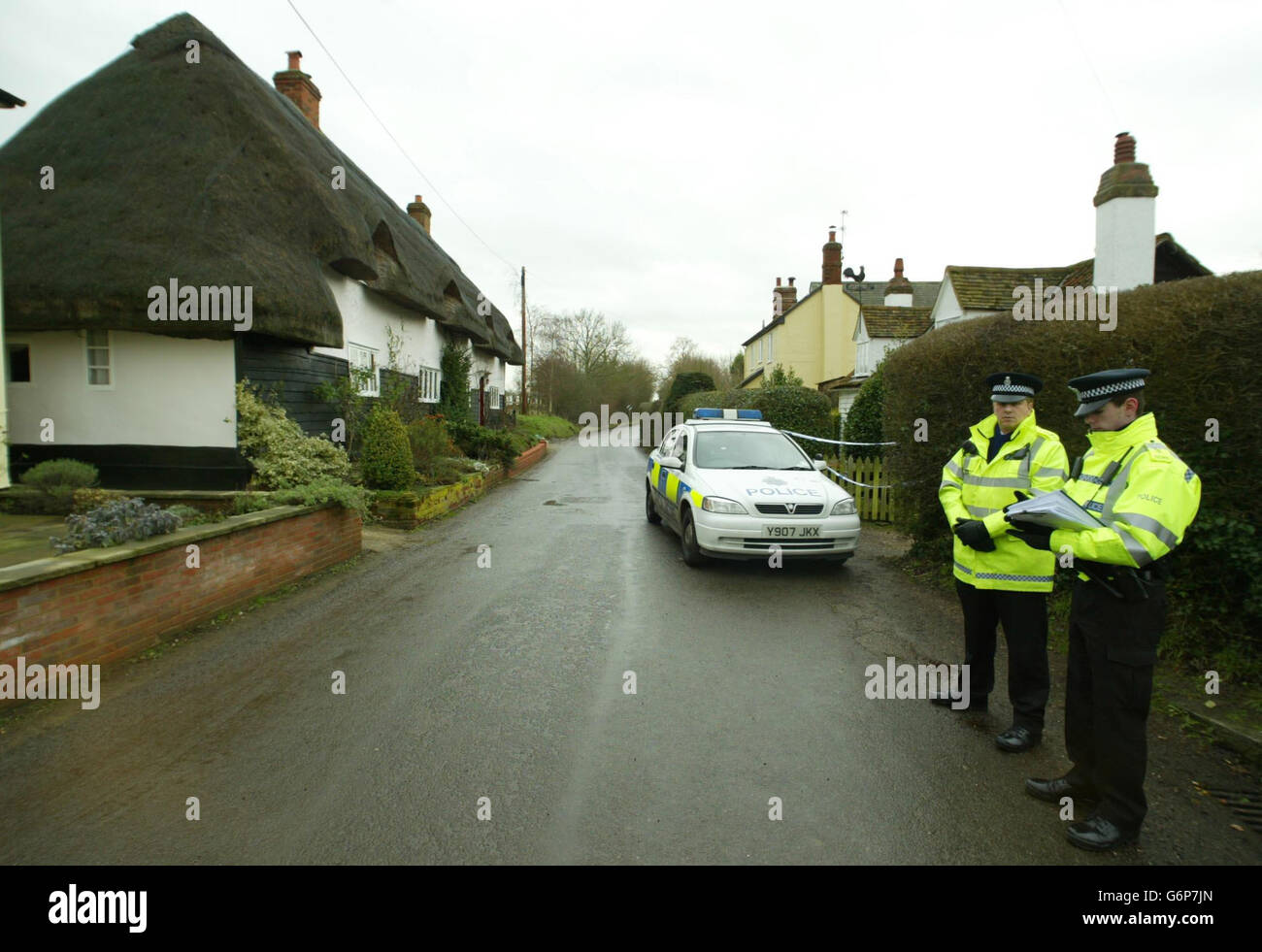 Where lt col workman was shot dead at his home hi-res stock photography ...