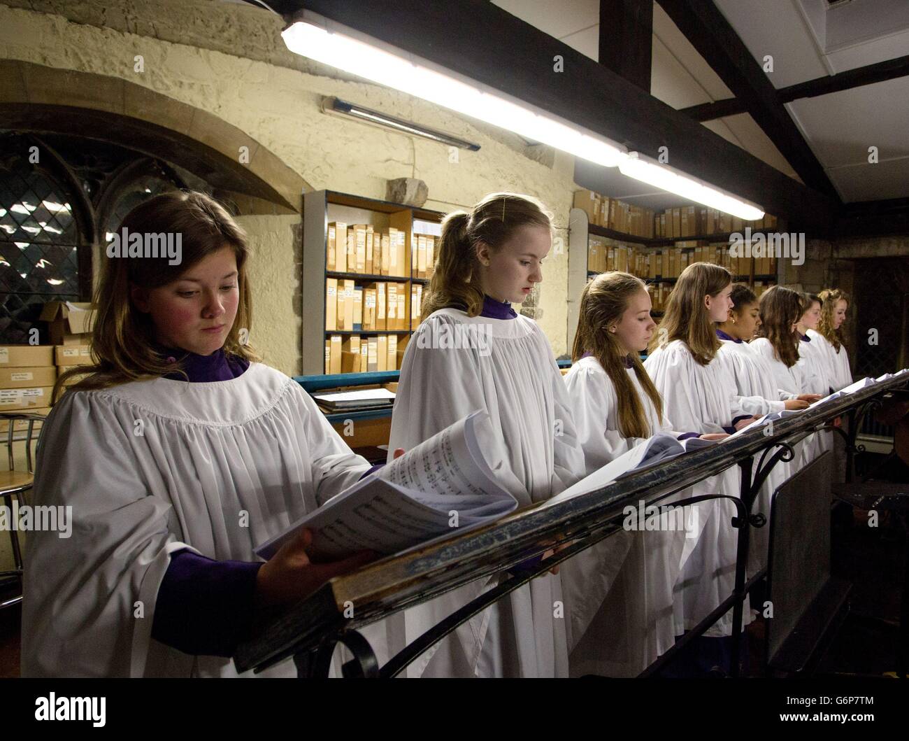 First Girls Cathedral Choir High Resolution Stock Photography and ...