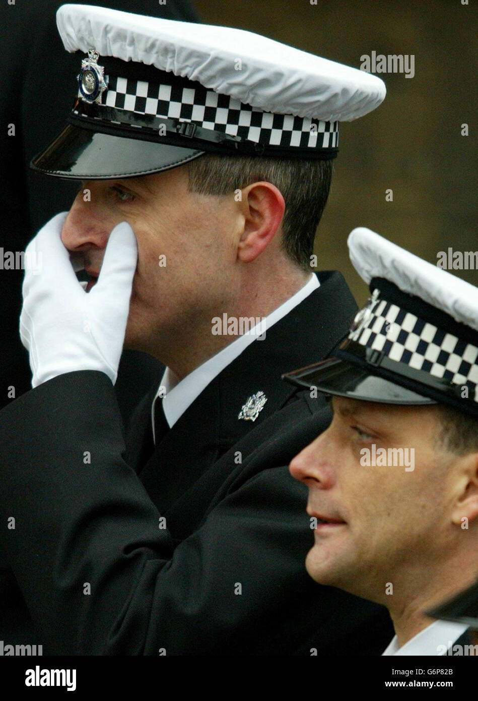 For the funeral of pc ian broadhurst hi-res stock photography and ...