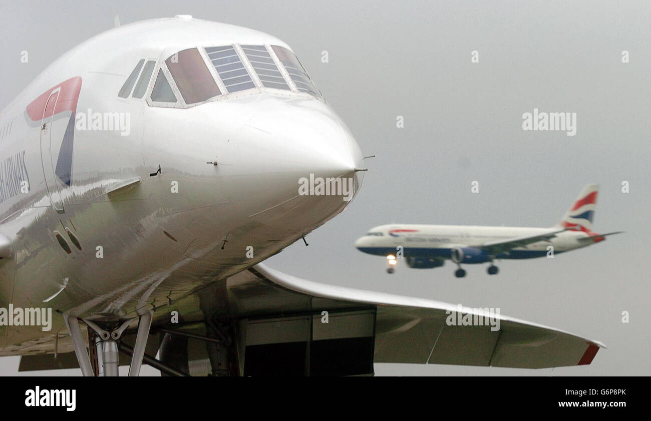 Concorde Alpha Bravo Stock Photo - Alamy