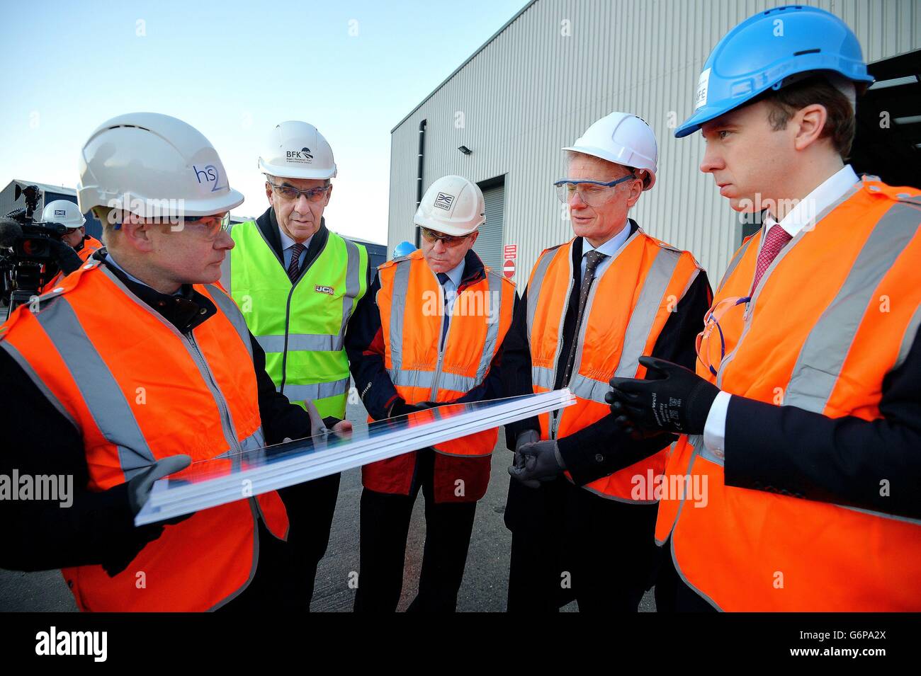 John Castle, the senior area engineer for London, shows HS2 plans to ...