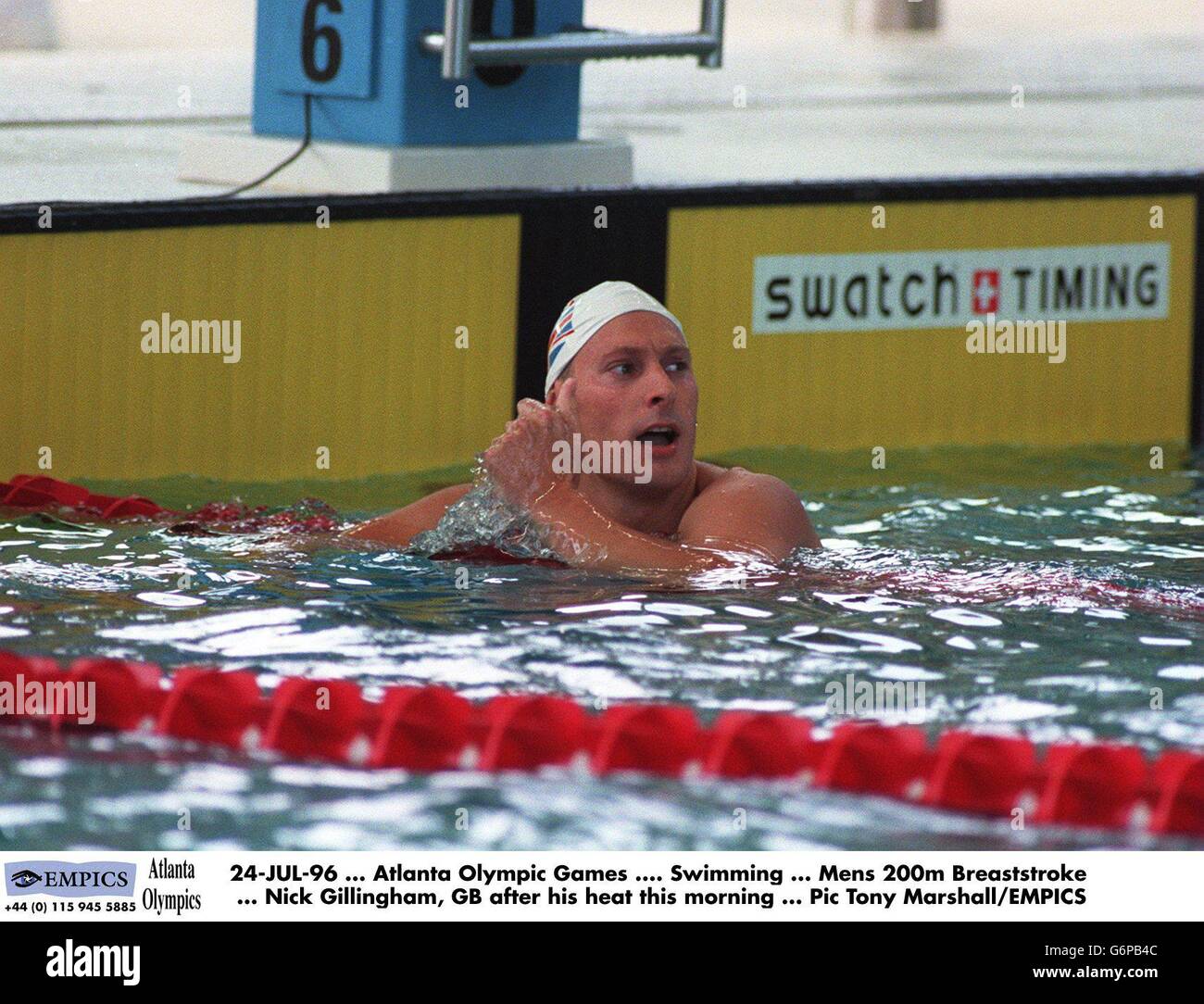 24-JUL-96. Atlanta Olympic Games. Swimming. Mens 200m Breaststroke ...