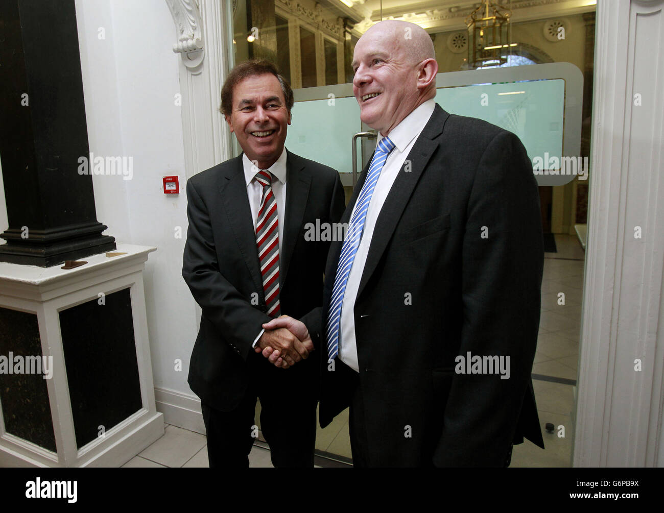 Justice Minister Alan Shatter (left) and Michael Donnellan, Director ...