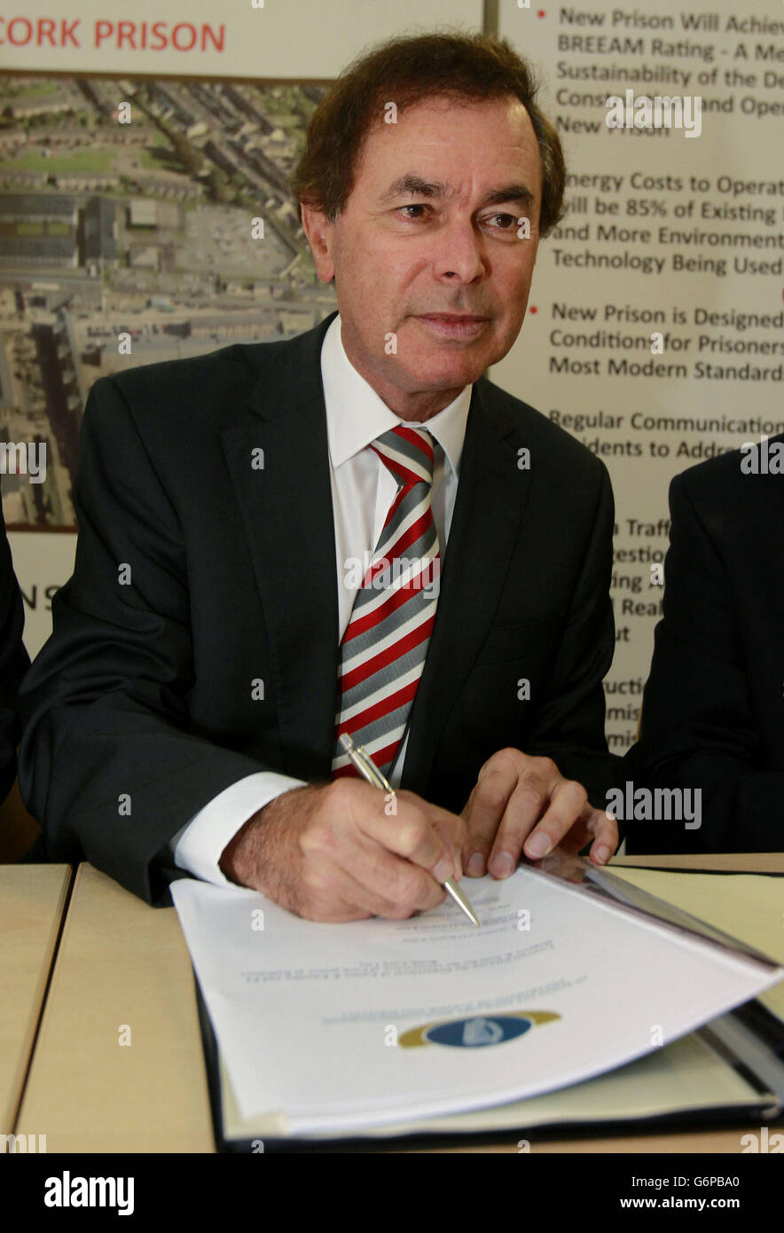 Justice Minister Alan Shatter TD at the signing of the contract for the ...