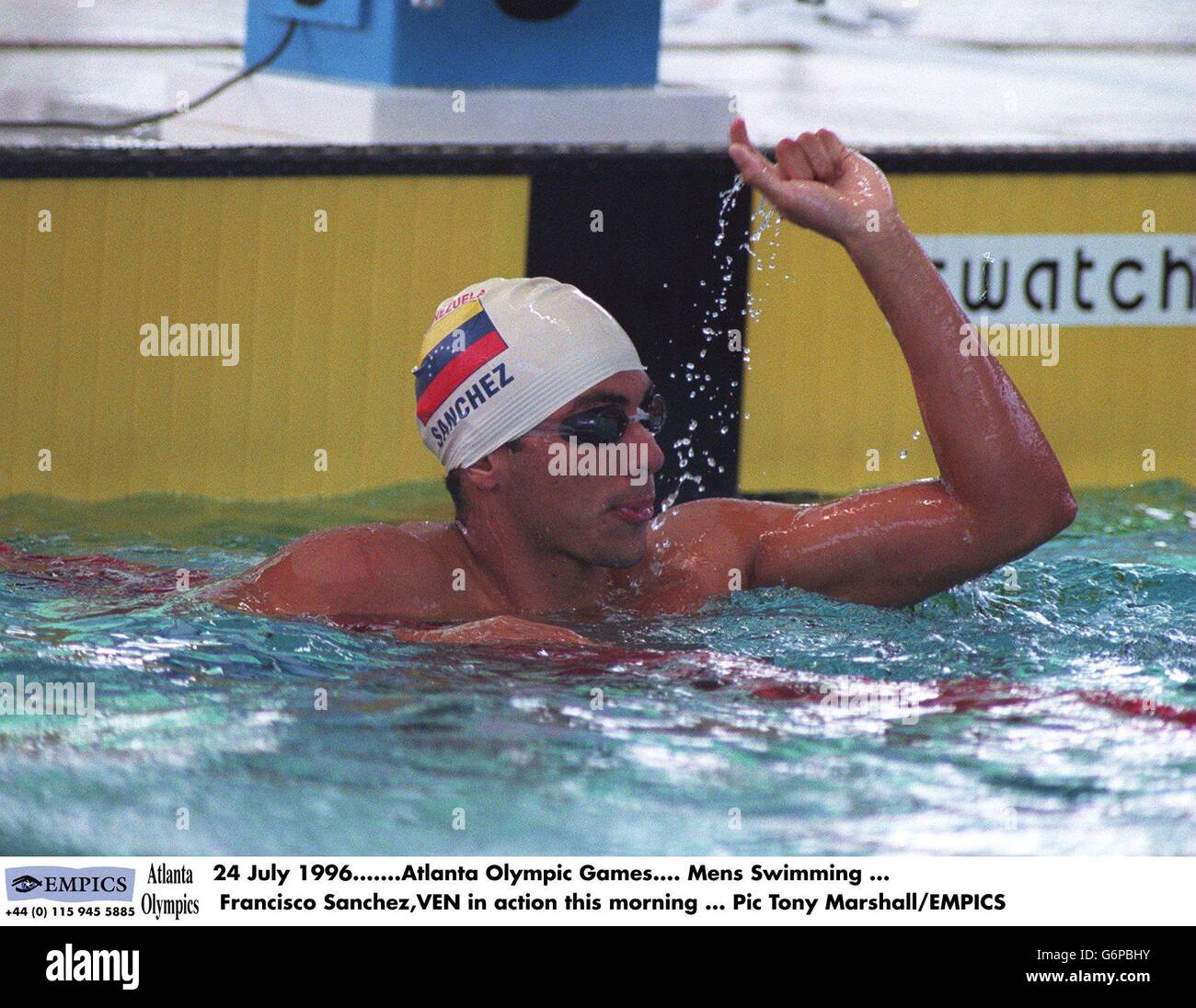24 july 1996 atlanta olympic games mens swimming hi-res stock ...