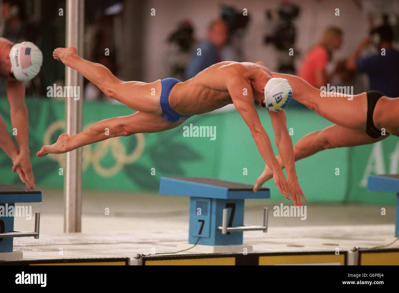 24 july 1996 atlanta olympic games mens swimming lars frolander hi-res stock photography and ...